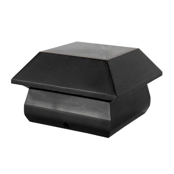 Plastic Garden Fence Cap Fencing Picket Caps Custom Size Durable Black ...