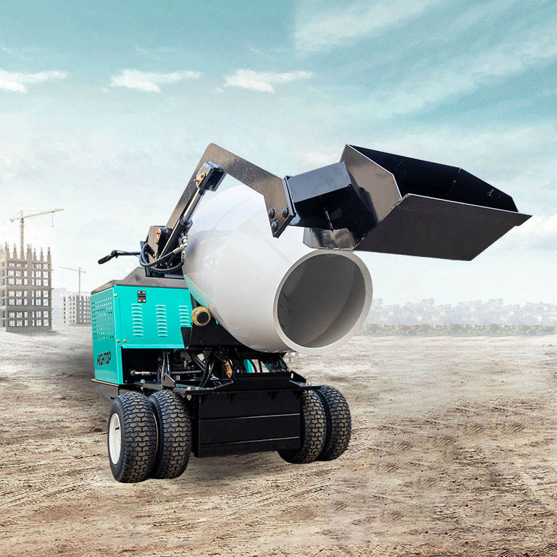 MK750 Mini Dumper Mixer Jobsite-Ready with Integrated Mixing Drum ...