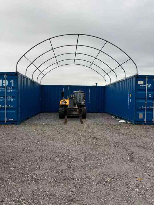 Expandable Truss Structure Container Tarp/Roof/Top Tent/Rain Shelter ...