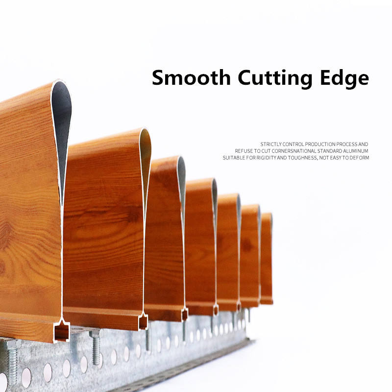 Durable Droplet Shape Linear Track Cladding Metal Panels