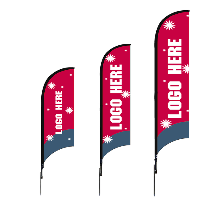 Custom Advertising Flying Banners - Teardrop Flag, UAE