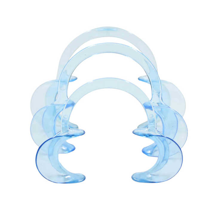 Disposable Orthodontic Lip Retractor pink Plastic c Type Mouth Opening ...