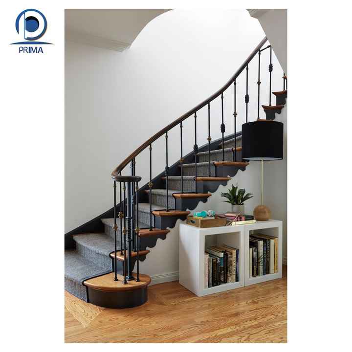 Prima Modern Stair Black Tread Staircase Design Contemporary Custom ...