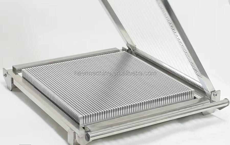 Manual Cheese Cake Block Wire Cutter / Food Cube Cutting Machine / Cake ...