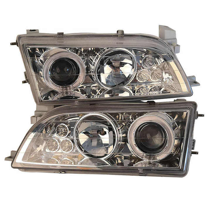 Venta caliente Auto modificado de Ojos de Ángel luces diurnas LED faro ...