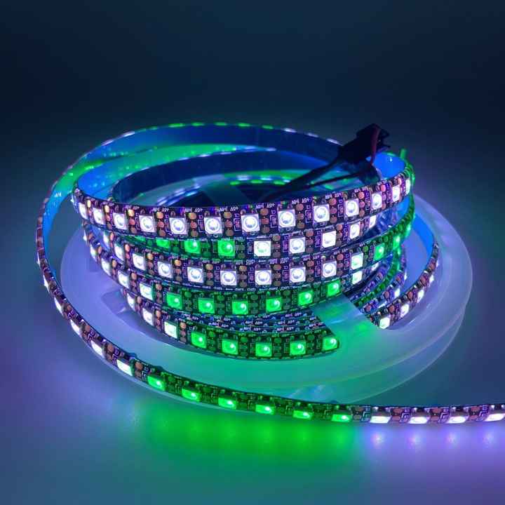 WS2812b 5V 96LED/m LED Addressable LED Strip with Independent Built-in ...