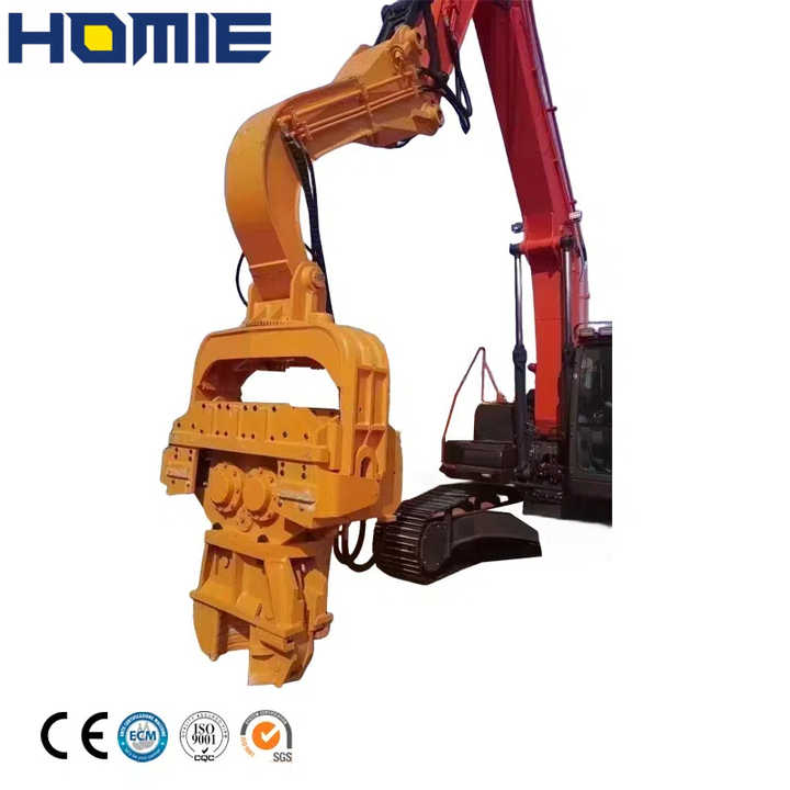 Excavator Attachment Vibratory Pile Driver for 35 Tons Excavator ...