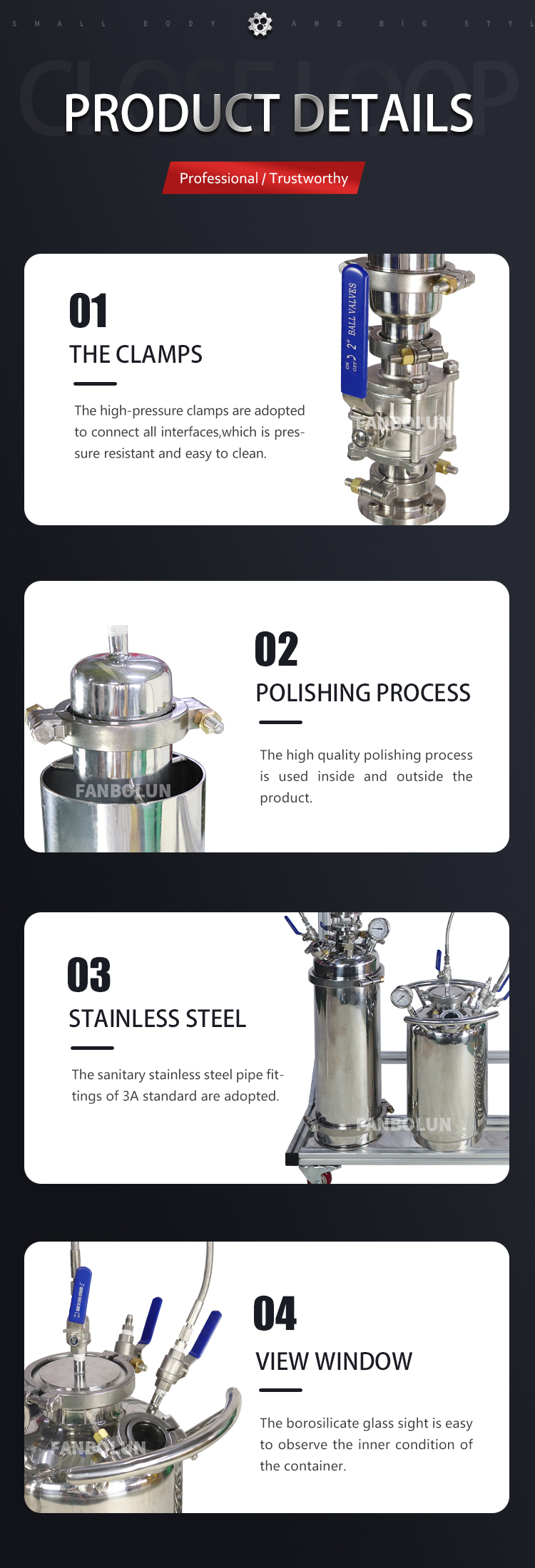 1lb 2lb 5lb 10lb Closed Loop Extractor Vegetable Oil Butane Hexane ...