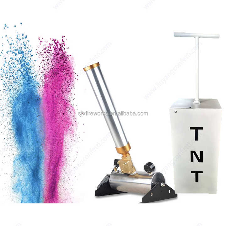 Colorful Electric Remote Control Confetti Cannon & Party Sparklers ...