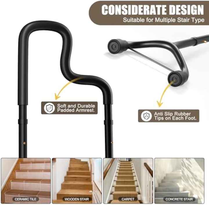 Assistive Stair Climbing Walker & Rollator for Elderly Walk up and Down ...