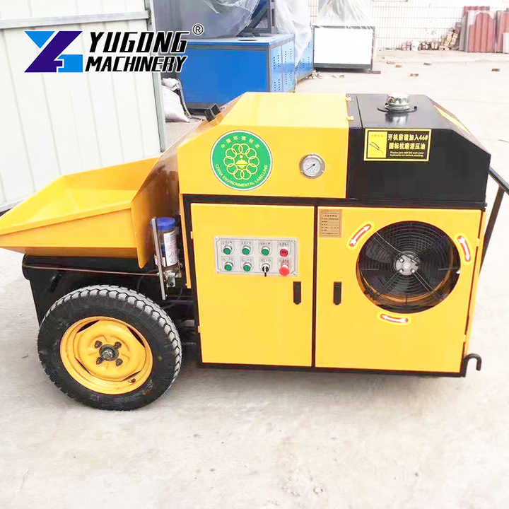 Mini Concrete Pump Mixer with Diesel Mini Concrete Squeeze Pump Hose ...