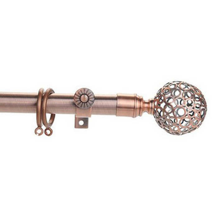 High-quality 28mm Diameter Curtain Rod with Bronze-Plated Top Accessories