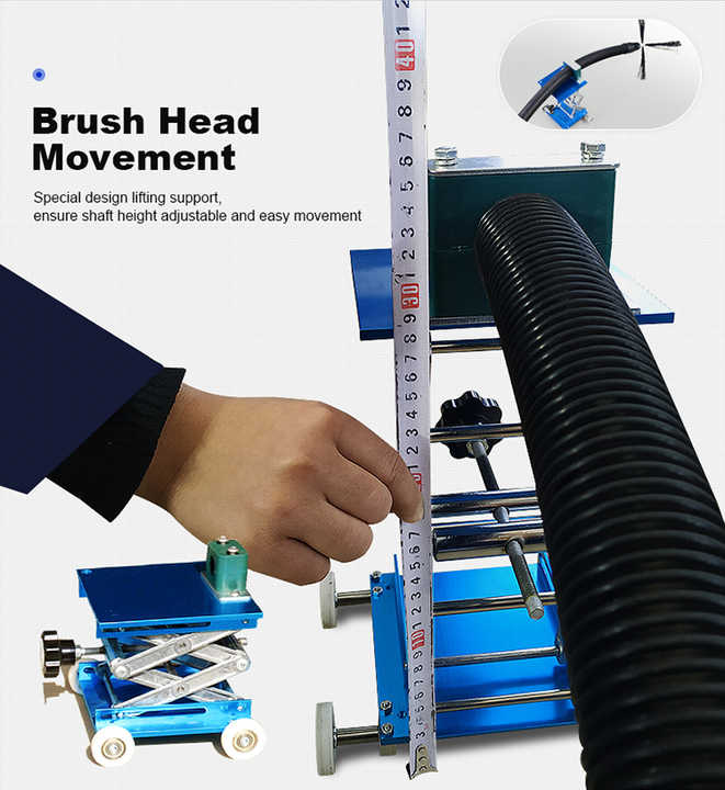 FS-1B HVAC Air Conditioner Cleaner Flexible Shaft Cleaner Machine for ...