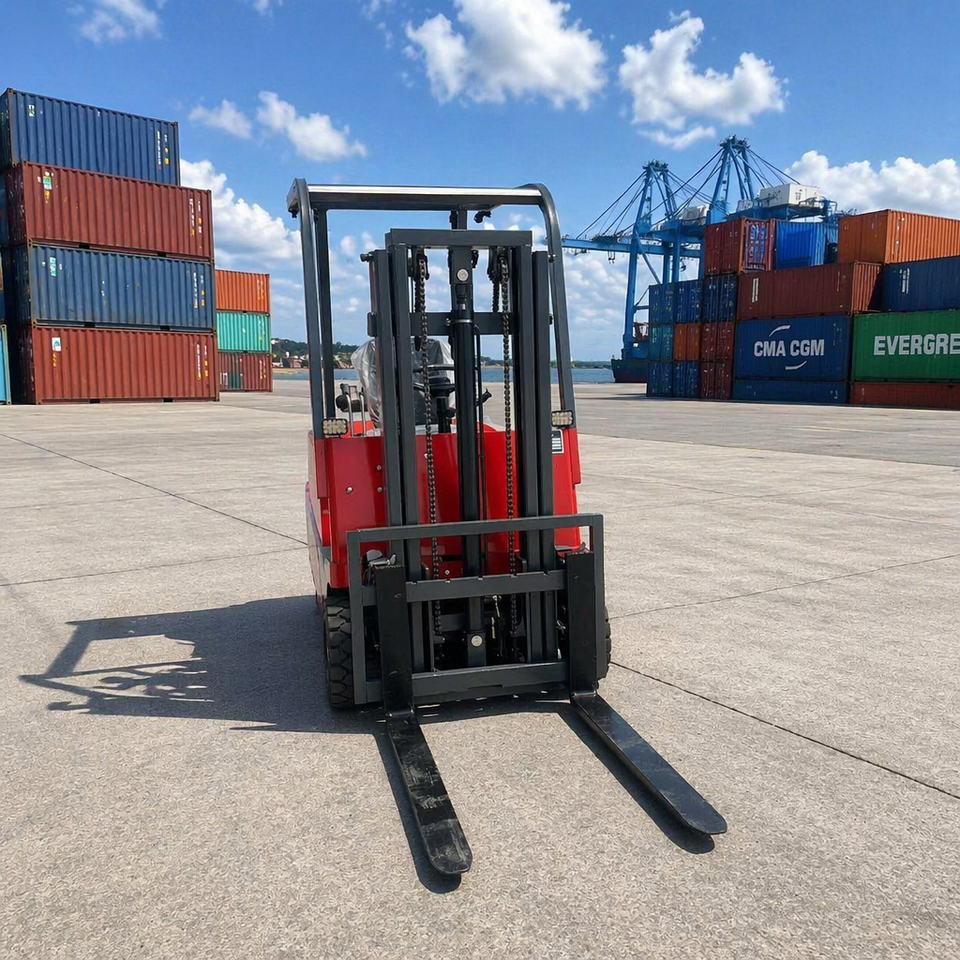 Customizable Three Wheel Electric Forklift CPD10 1 Ton Optional Side ...