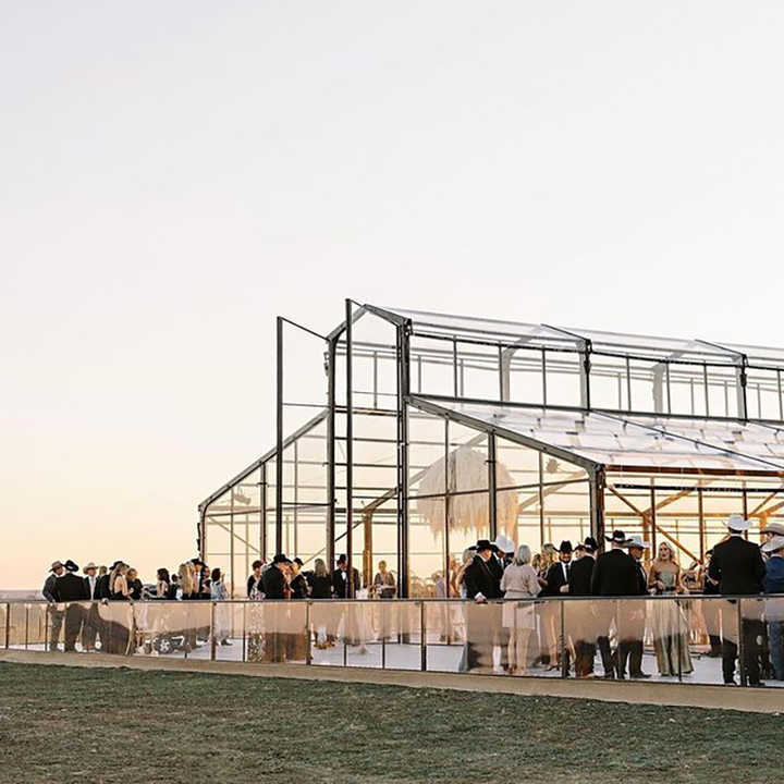 Transparent Aluminium Glass Structure Wedding Large Tents for Events ...