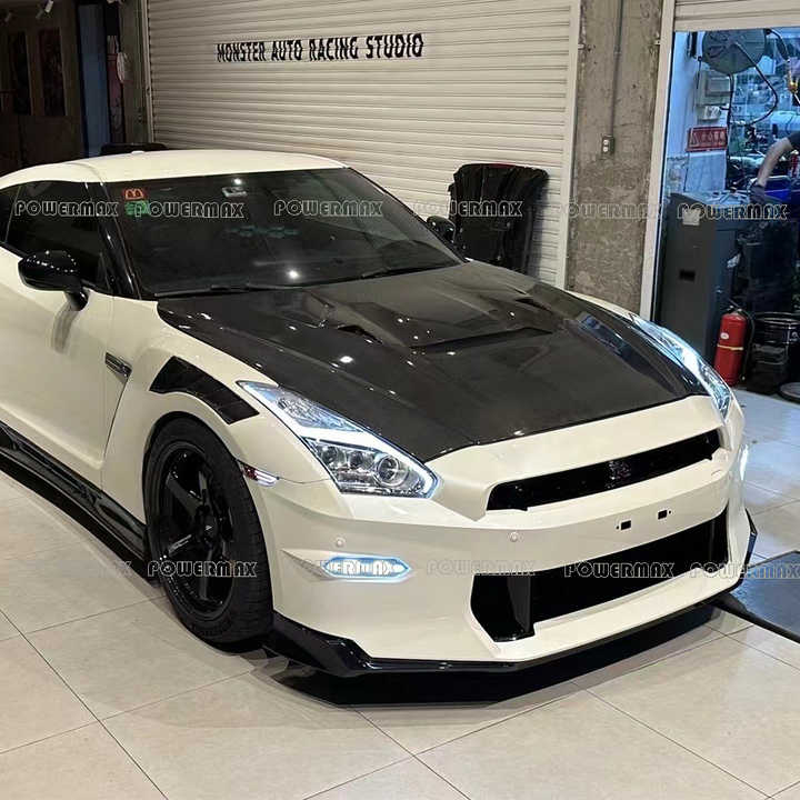 2024 GTR R35 Front Bumper Upgrade with Daytime Lights