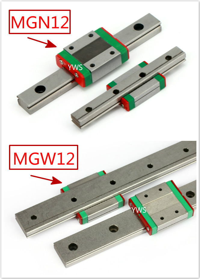 12mm CNC router linear guide rail 350mm linear carriage MGN12C MGN12H 12mm CNC router linear guide rail 350mm linear carriage MGN12C MGN12H
