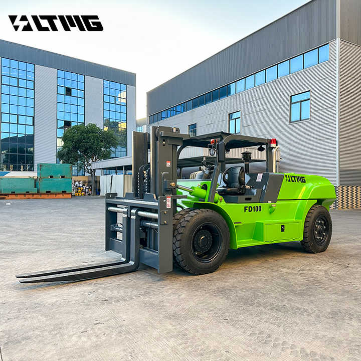 LTMG Montacargas diesel Forklift Big 10 Ton10t FD100 Load Container ...