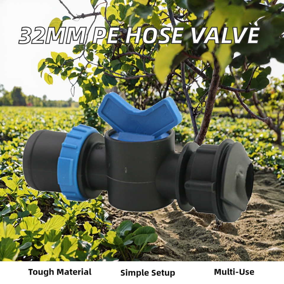 WFC 32mm PE Layflat Water Hose Lock Ring Plastic Offtake Valve for Farm ...