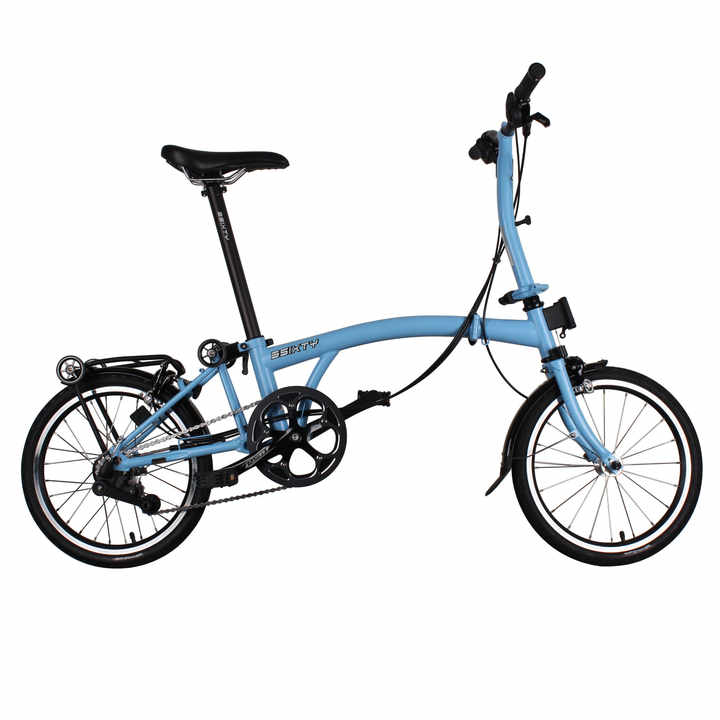 3SIXTY 16" Folding Bike with 6 Speeds & 3 Seats Bicycle
