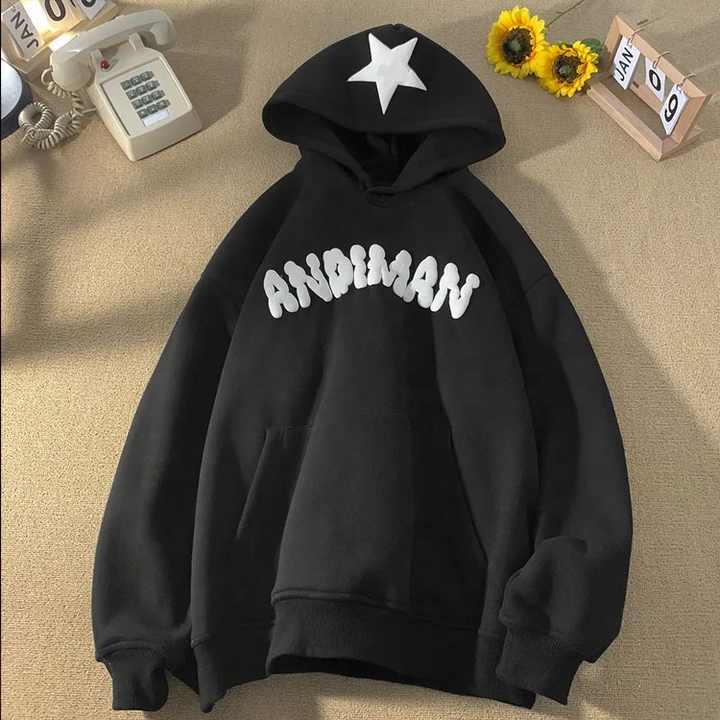 Custom Hip Pop 3D Puff Printing Custom Hoodies by Xinglan
