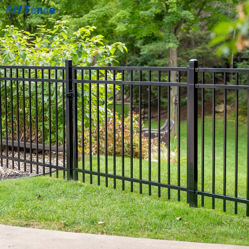 6ft Carbon Steel Heat Treated Powder Coated Modern Security Fence-Eco ...