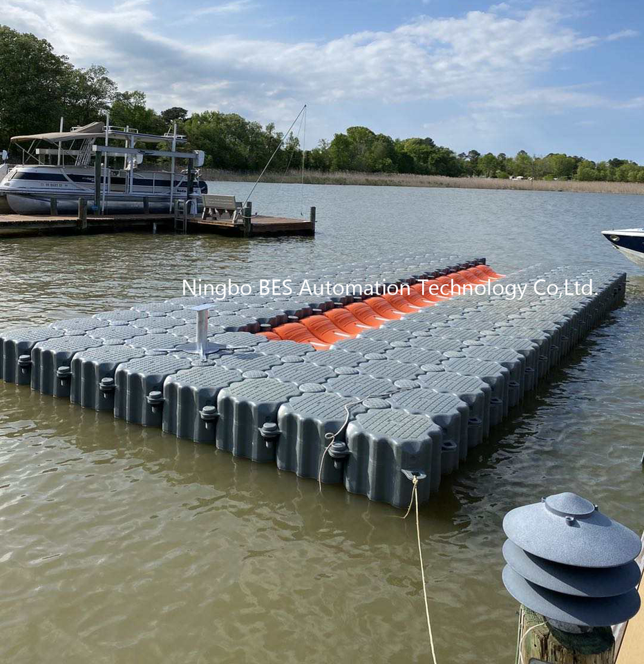HDPE Modular Jetski Dock Pontoon Bridge Floating Blocks Plastic Cubes ...