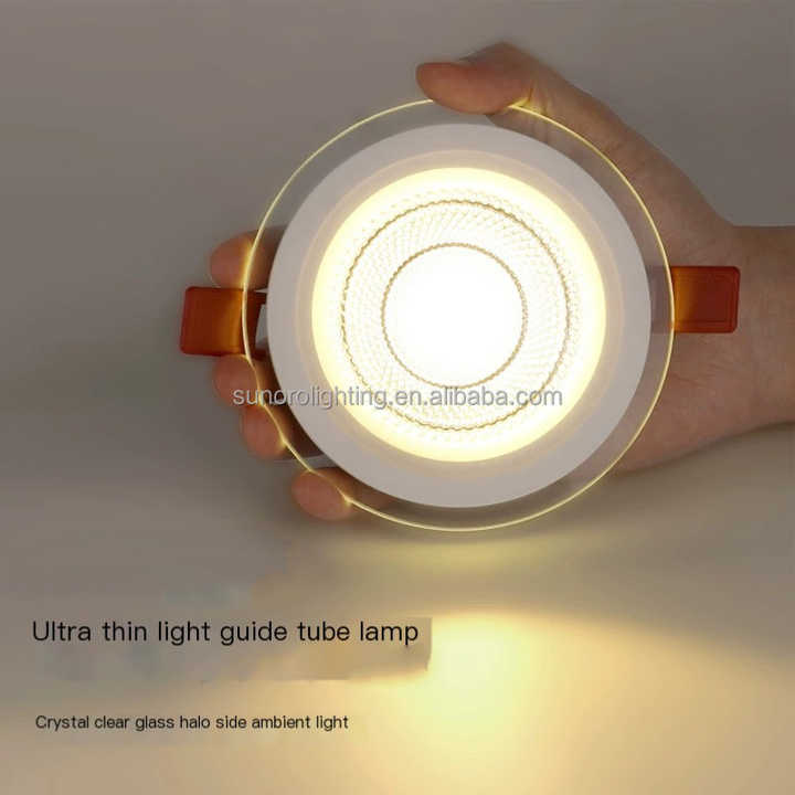 Modern Ceiling Light Recessed Non-isolated 165-265V 3 Color Round 5 7 ...