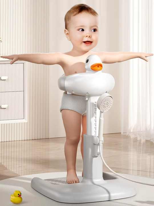 Baby Bathing Support Stand - Adjustable & Non-Slip Design