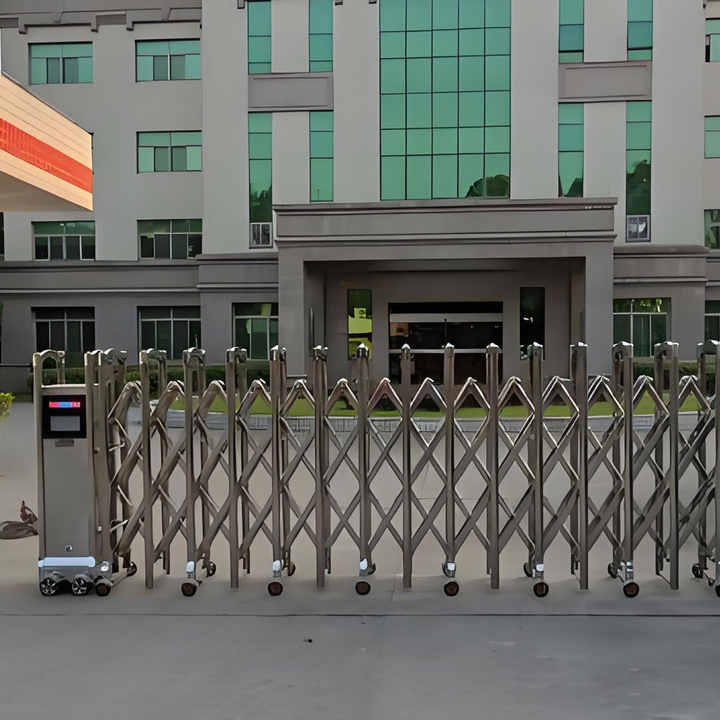 Factory Direct School Telescopic Industrial Gate Folding Sliding Safety ...