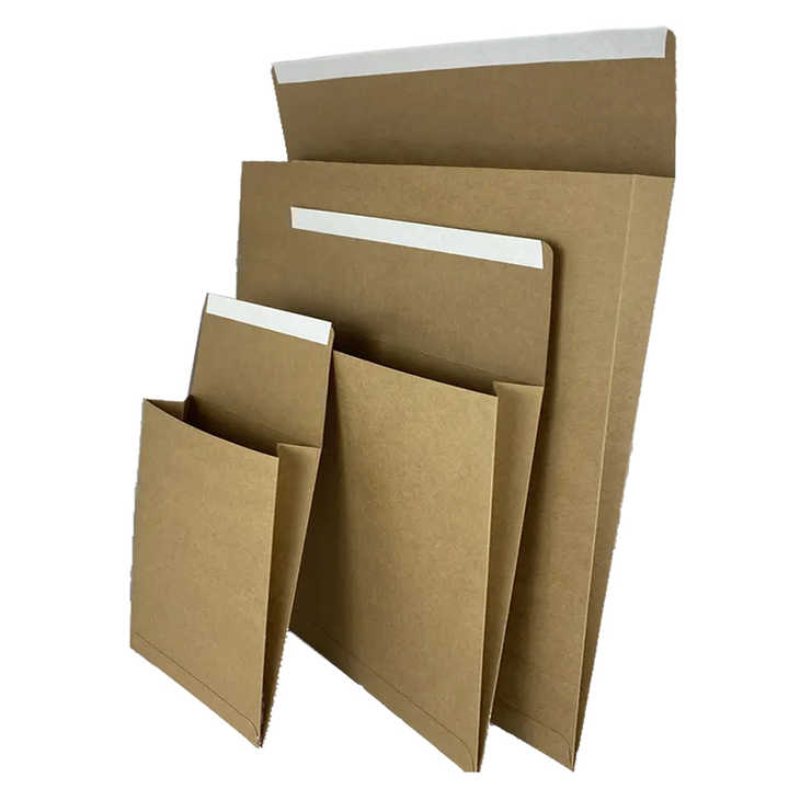 Custom Shipping Packaging A2 A3 A4 Rigid Custom Brown Kraft Paper Stay ...