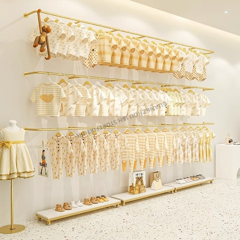 Golden Racks - Customized LOGO Garment Display Solutions