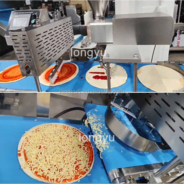 Longyu CE SV-209 Full Automatic Industrial Pizza Production Line ...
