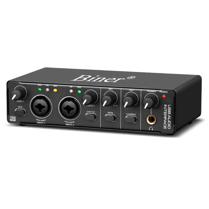 24bit 192khz Audio Interface USB - Professional Studio Sound