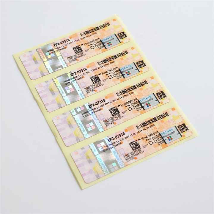 Win11 IOT 2024 LTSC High-End OEM COA Key Stickers Lifetime Permanently ...