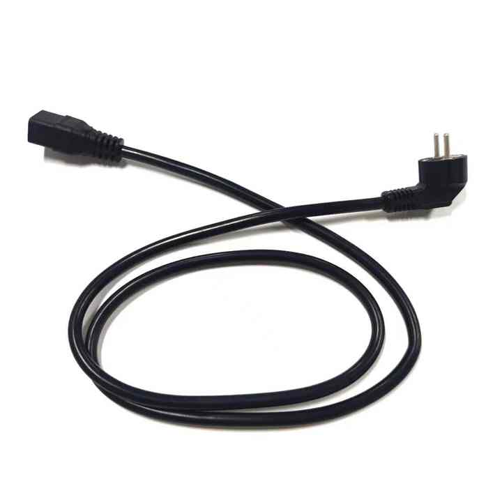 Eu European Power Cord - Reliable AC for Pcs & Monitors