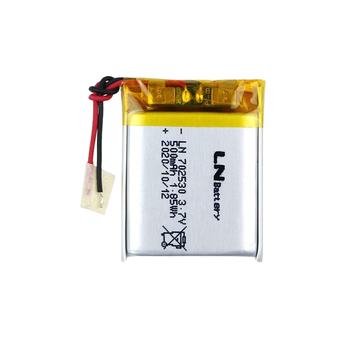 Smart Rechargeable 601030 Lipo Cell 3.7v 130mah Battery