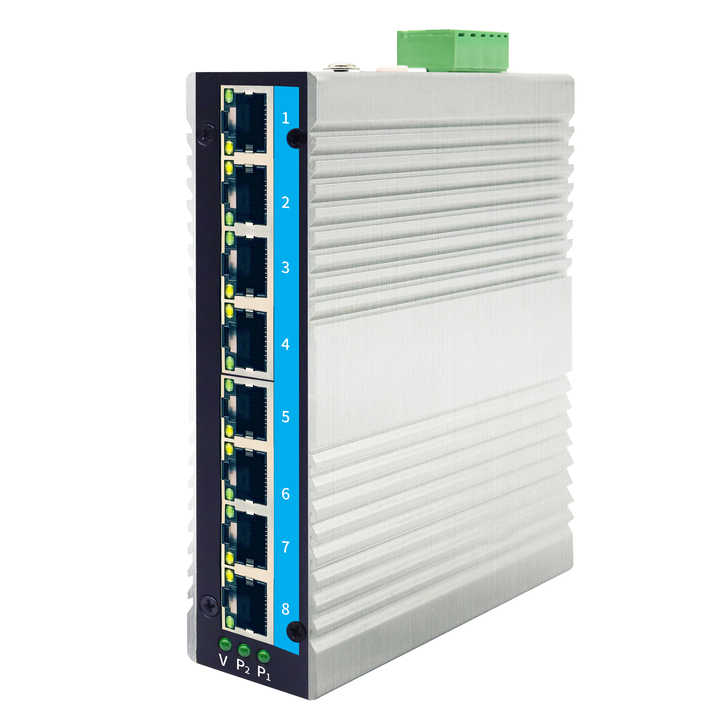 8 Port Gigabit Ethernet Switch - Industrial Network Solution