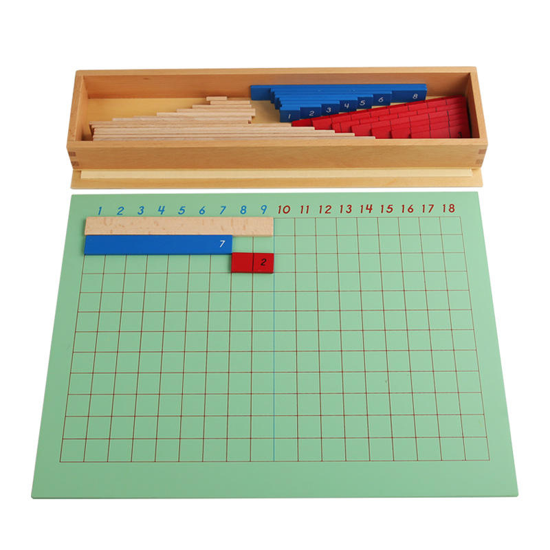 Montessori Math Toys-Multiplication Division Board Early Learning Tool ...