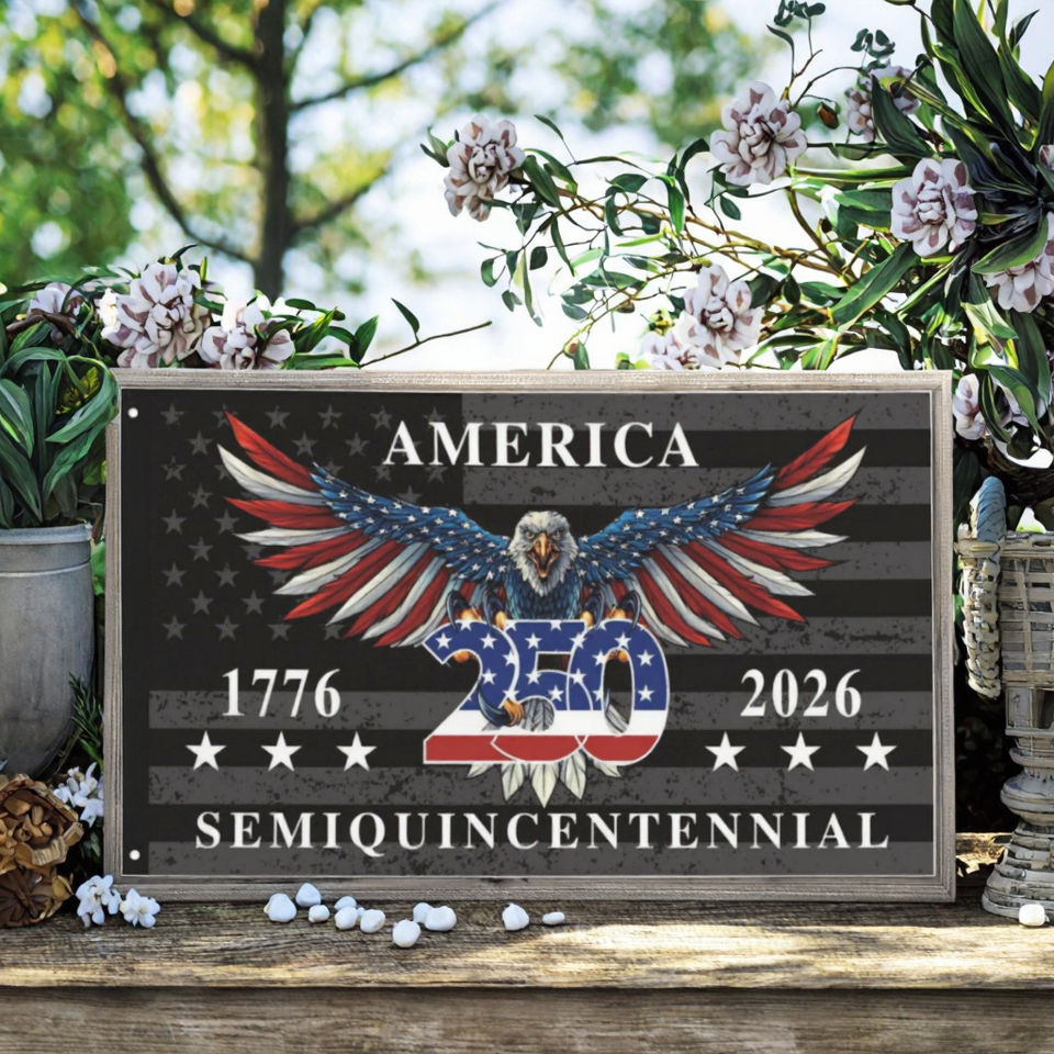 Custom Logo Designs 250th Anniversary USA Flag 3X5ft Digital Printing ...