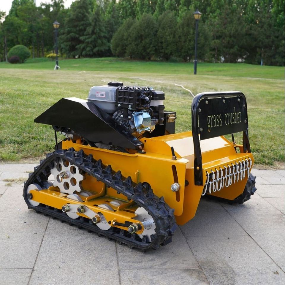 Smart Remote Control ZMS-520 Lawn Mower 225cc Engine 20-200mm Cutting ...