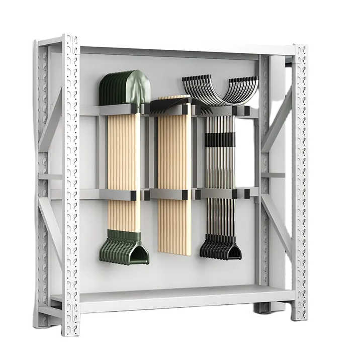 Heavy-Duty Boltless Metal Pallet Racking System 5-Layer Warehouse and ...