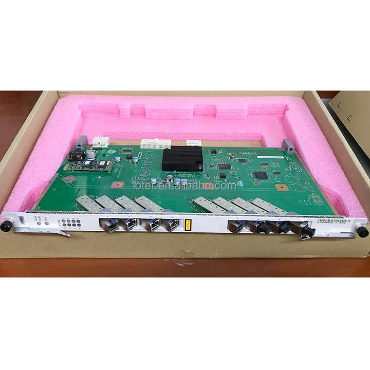 100% Original New 8 Ports Gpon Olt Interface Board GPBD with 8 pcs C+ ...