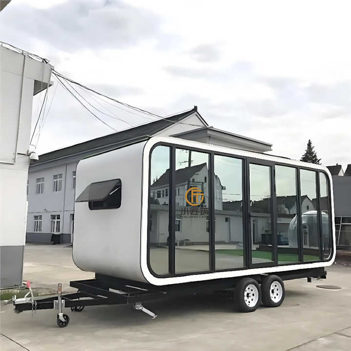 High-End Outdoor Prefabricated Wheeled Removable Apple Pods Modern ...