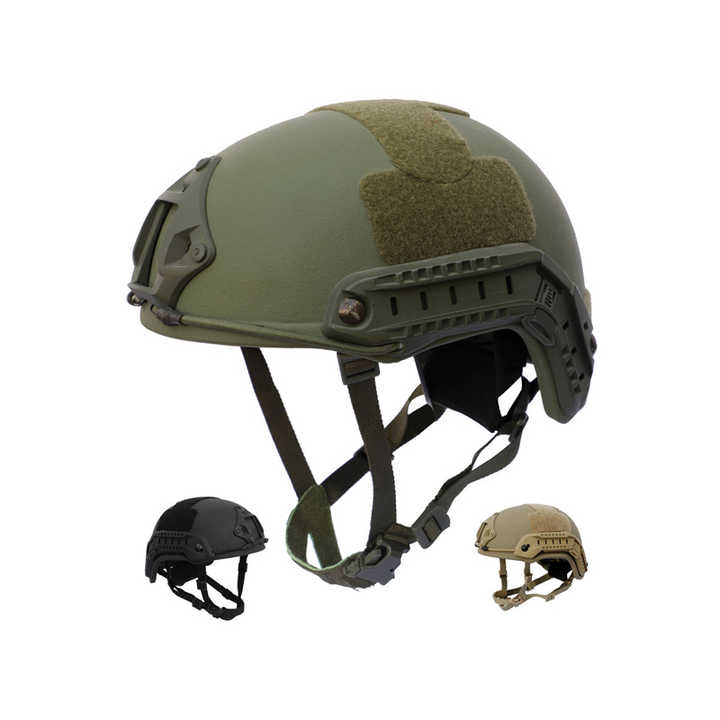 Green Black Sandy Tactical KEVLAR PE Speed Helmet OEM | Wholesale
