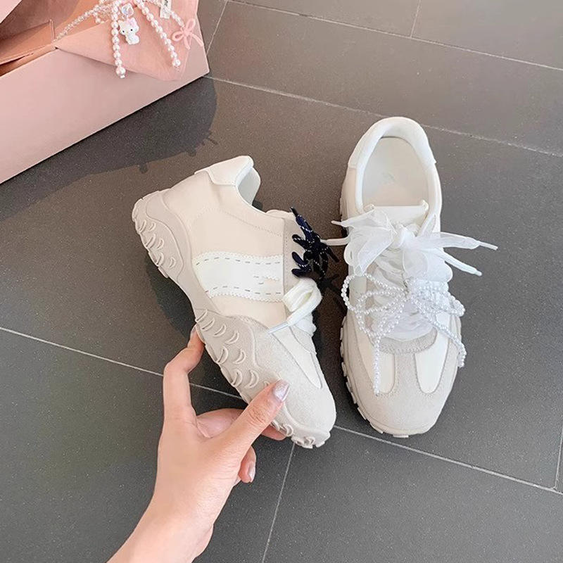 WITHCOCO 2.5 cm Hidden Heel Height Increasing Lace-up Microfiber Hard ...