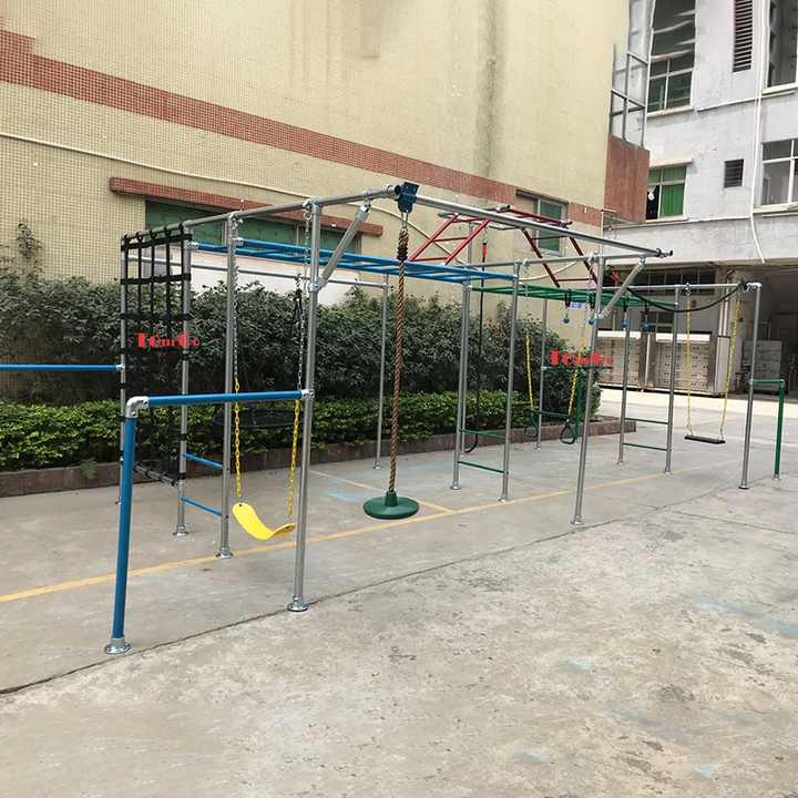 Grow Play Outdoor - Stand Alone Backyard Ninja Monkey Bars