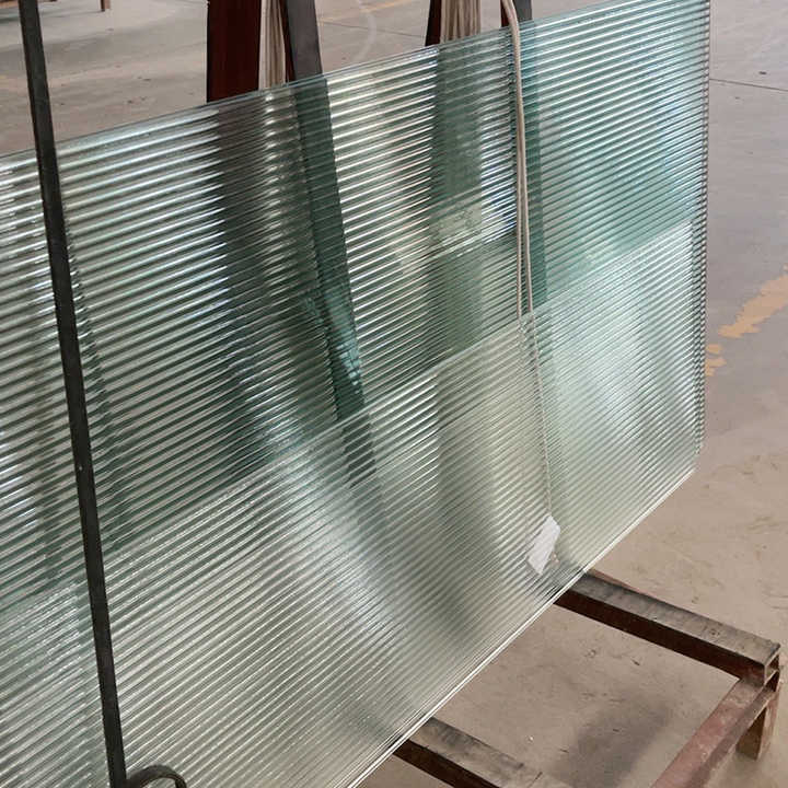 Cut to Size | Ultra Clear Tempered Fluted Glass Safety Patterned Reeded ...