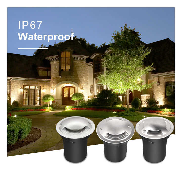 Outdoor Pathway LED Step Light, Underground Light Stainless Steel 3W 6W ...