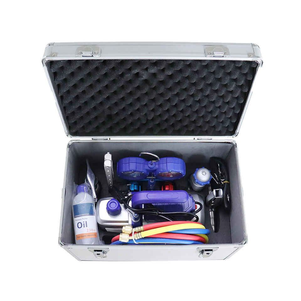 WK-7P Portable Box Set Refrigeration Repair Tool Kit Set for Air ...